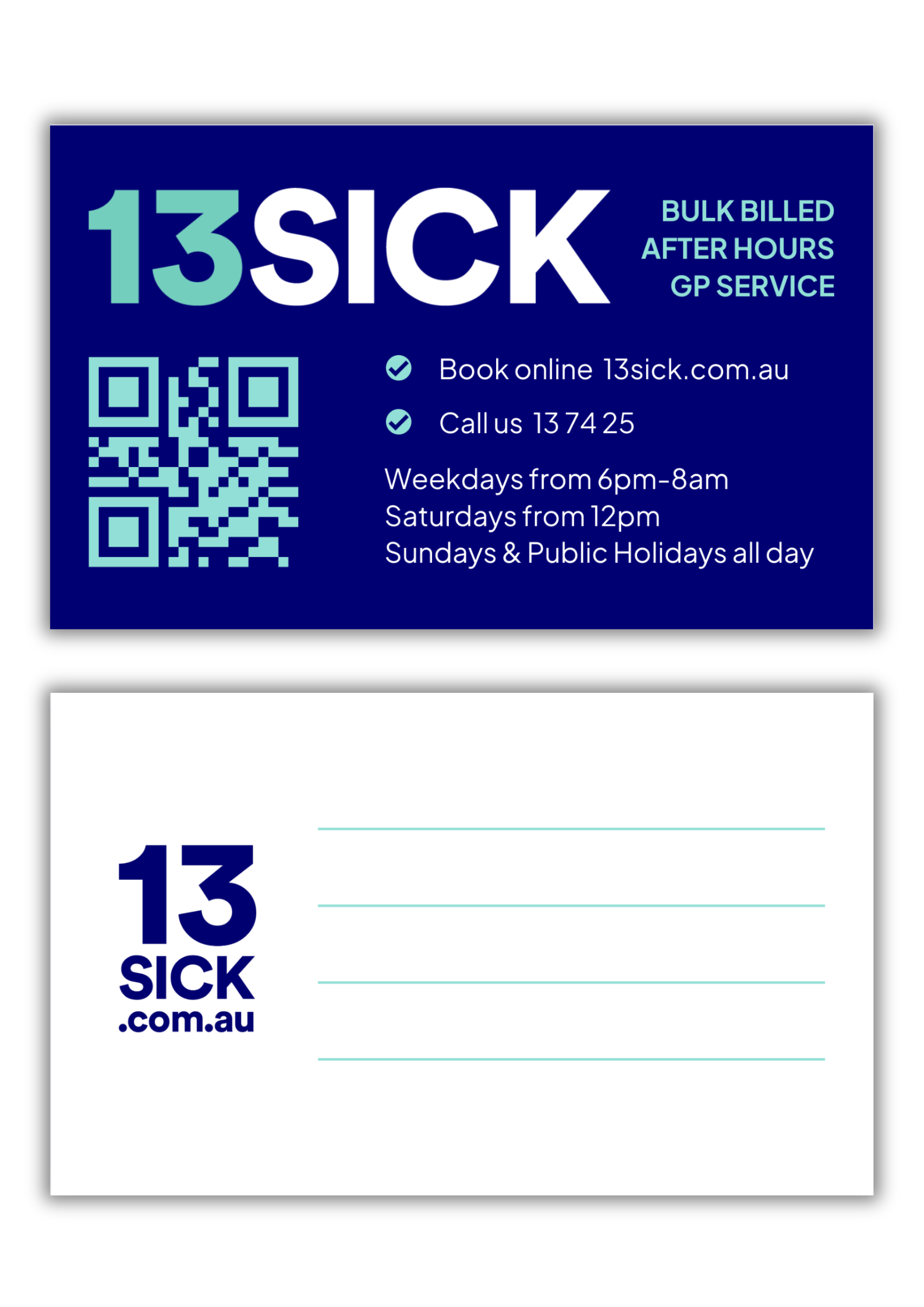 Doctor Identification Card Details - 13SICK